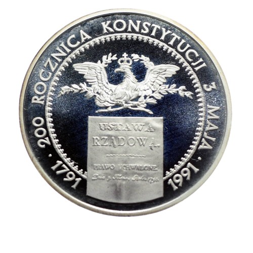 8397NS 200000 Złotych 1991 rok Polska Konstytucja 3 Maja Sklep Schafran